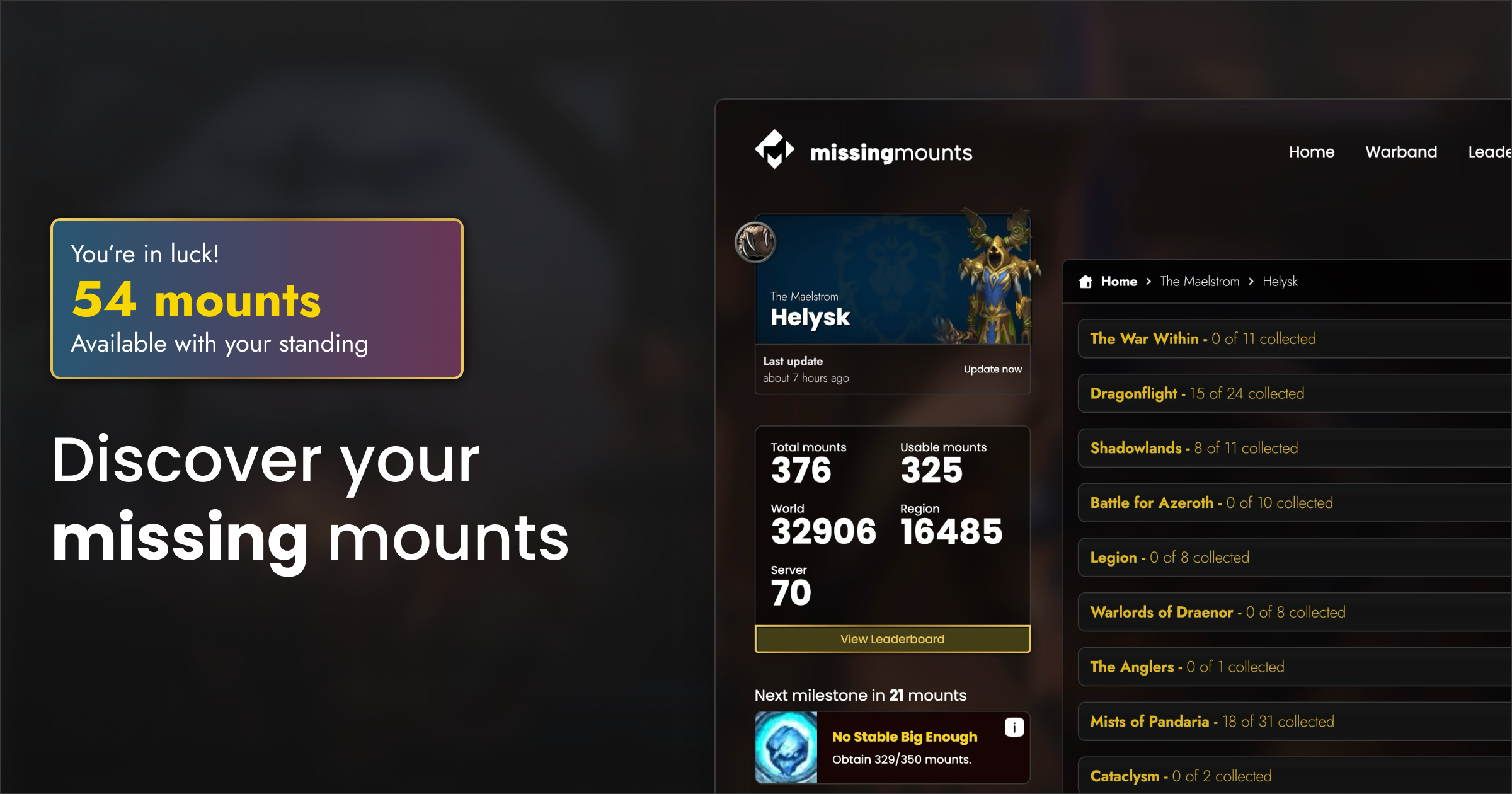 Login | Missing Mounts